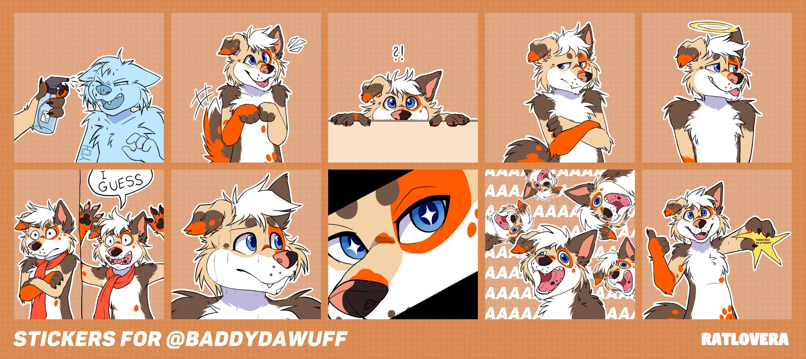 One Custom Furry Telegram Sticker - Etsy