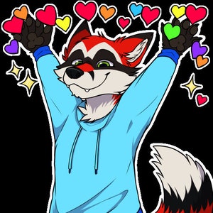 One Custom Furry Telegram Sticker - Etsy
