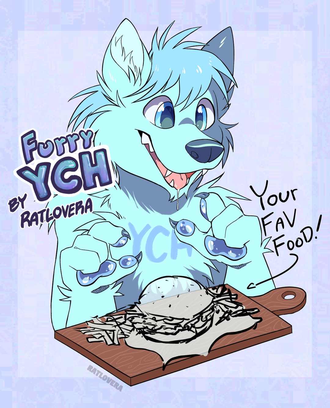 Furry YCH - Fav Meal! Any Species - Etsy