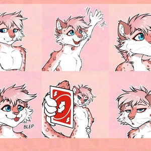 One Custom Furry Telegram Sticker - Etsy