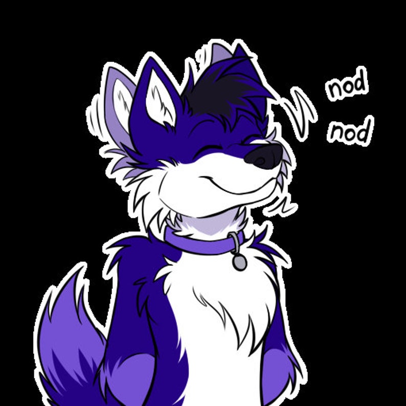 One Custom Furry Telegram Sticker - Etsy