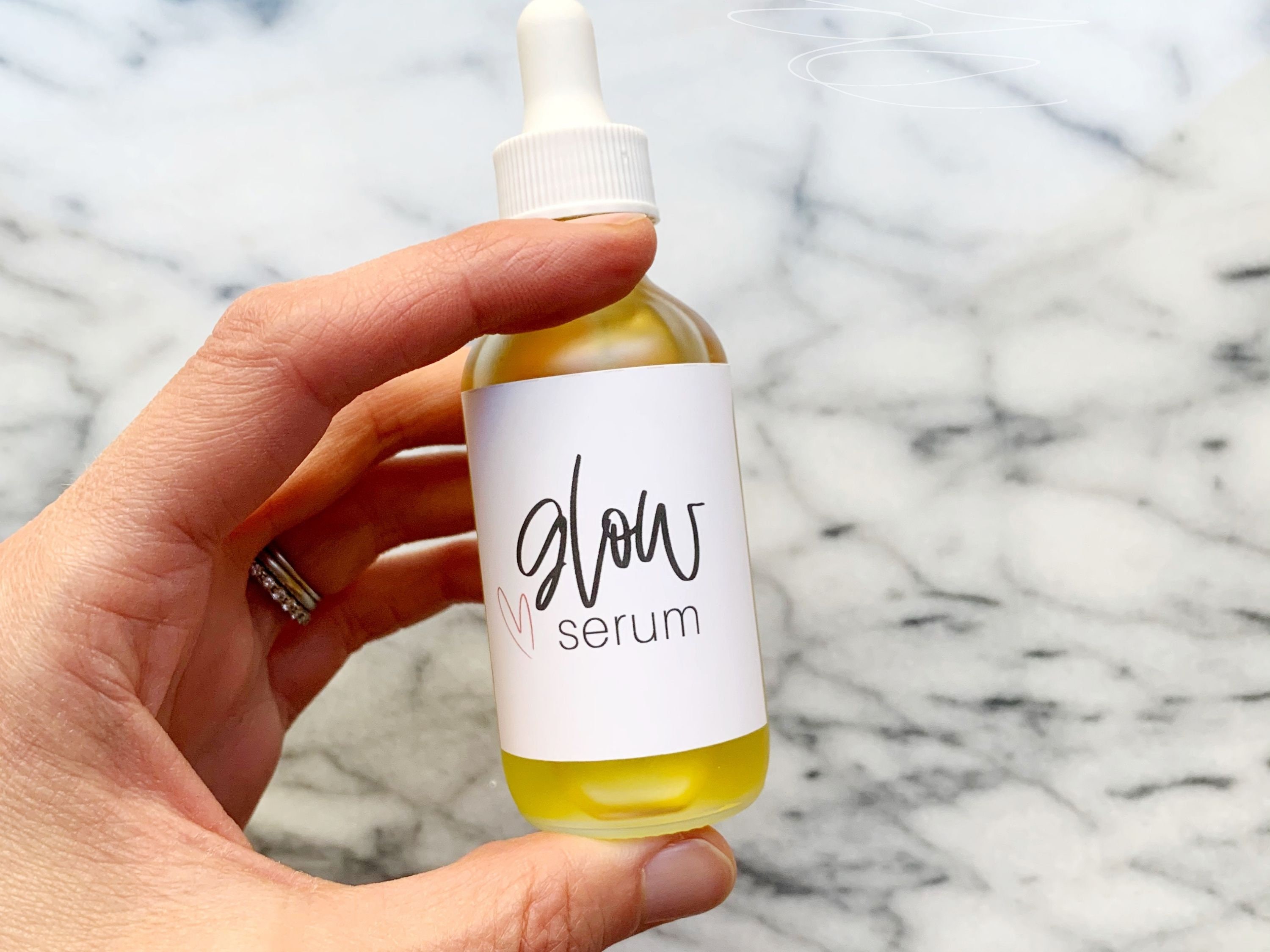 Glow Serum Label/diy Serum Label/essential Oil Labels/instant Download ...