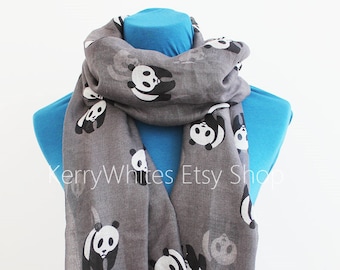 Panda scarf | Etsy