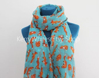 Fox scarf | Etsy