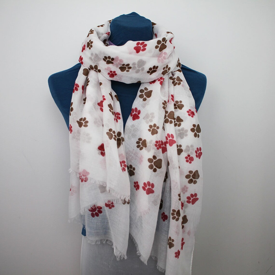 Infinity Scarf Dog Paw Print - Etsy