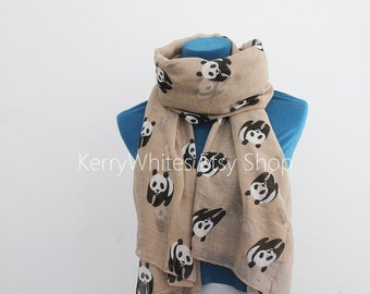 Panda Scarf | Etsy