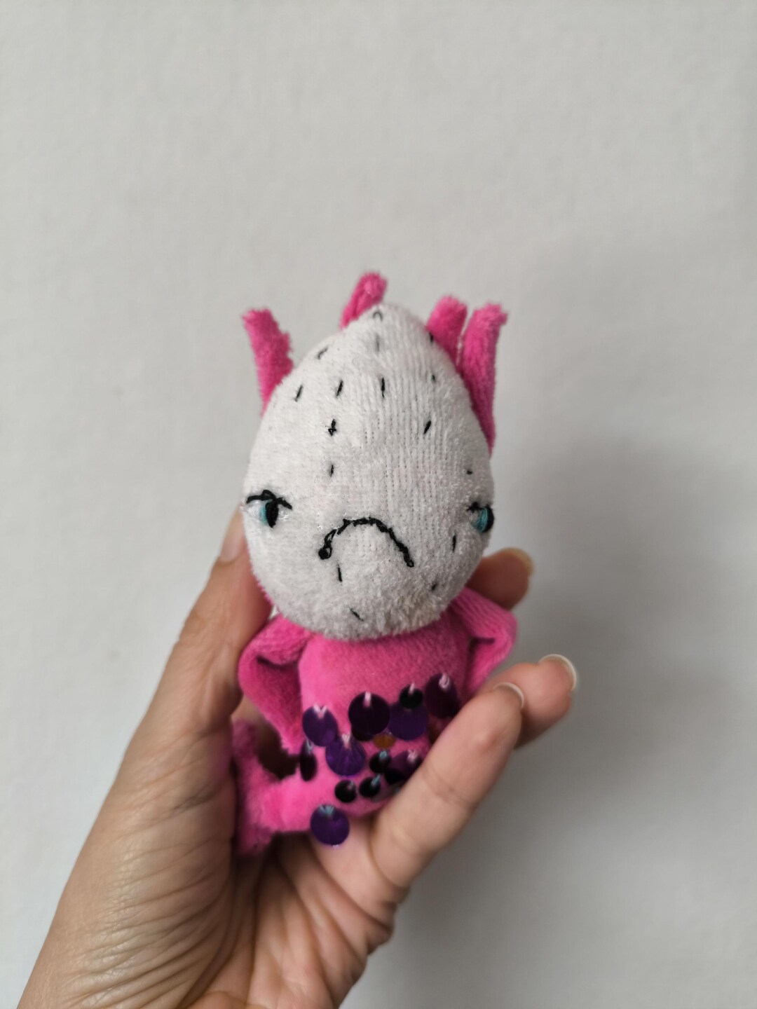 Dragon Fruit Tiny Pocket Doll, Mermaid Exotic Fruit Rag Toy, Pretend ...