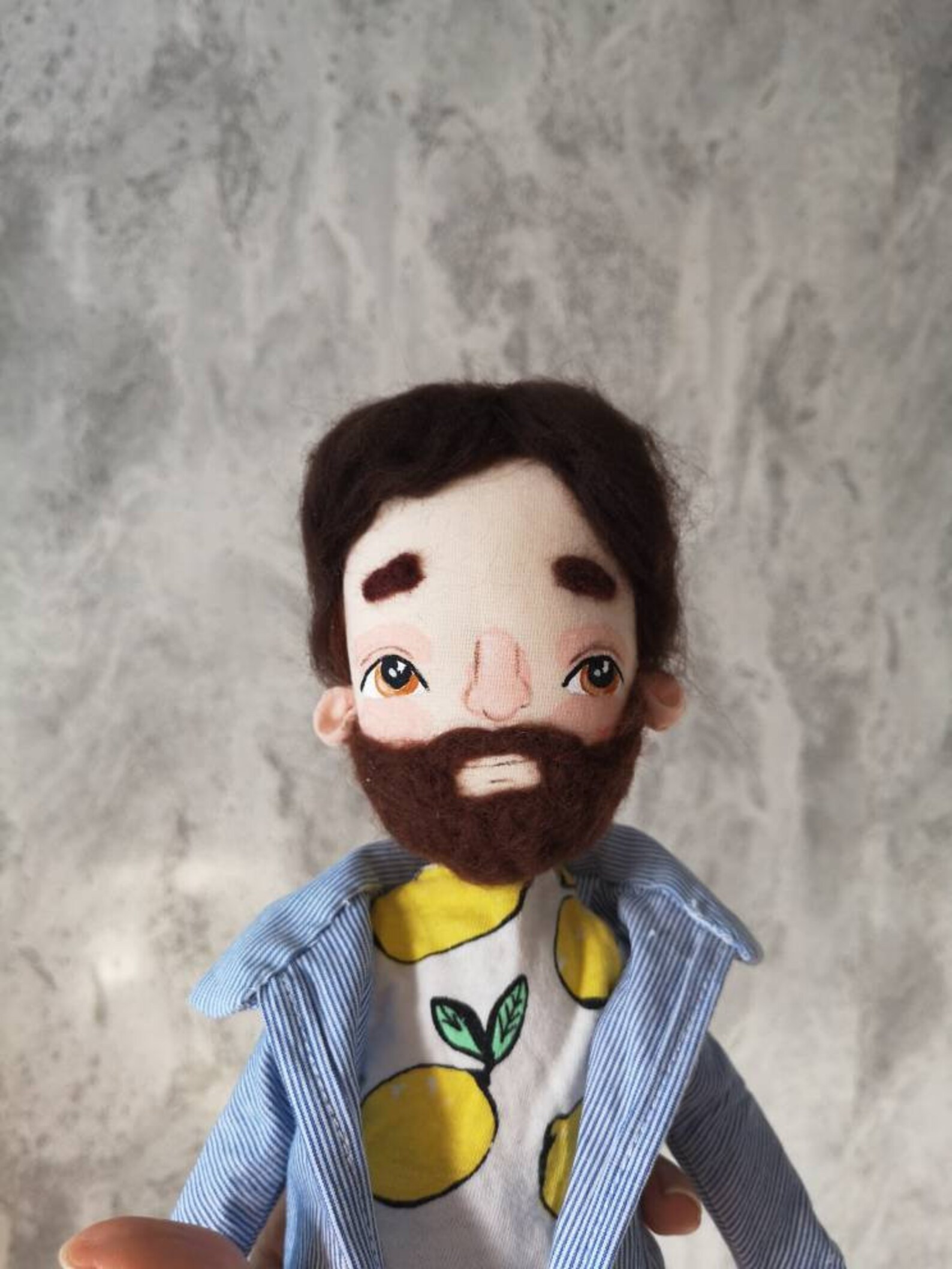 Textile Male Doll Gift for Him Cloth Man Doll Gift for - Etsy