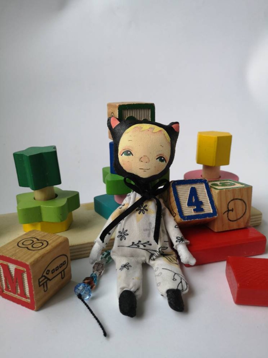 Halloween Cute Cat Dollcustom Pet Portrait Artists Quirky - Etsy