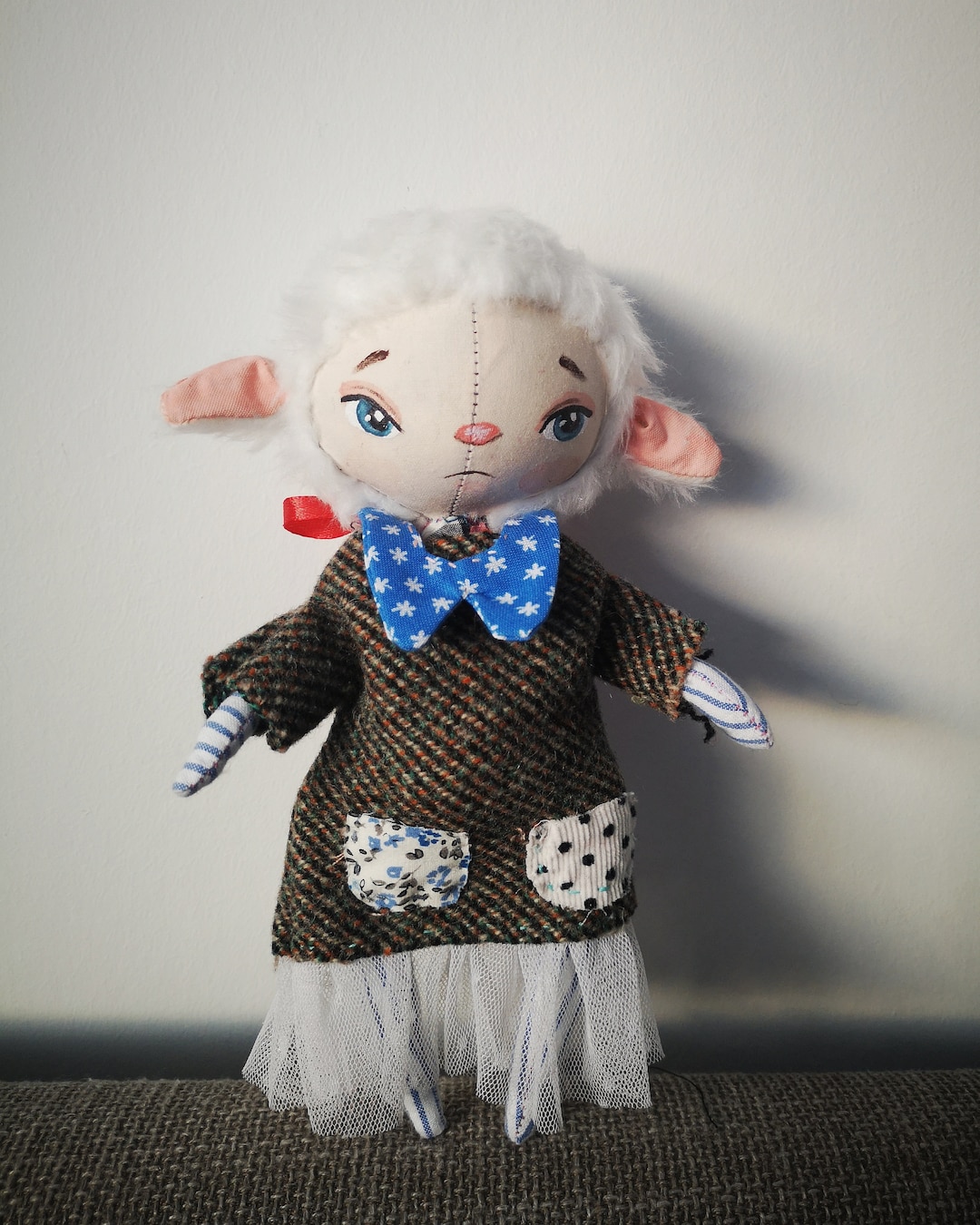 Little Lamb Toy Kids Room Decor,stuffed Alpaca Cloth Dolls,little Fawn ...