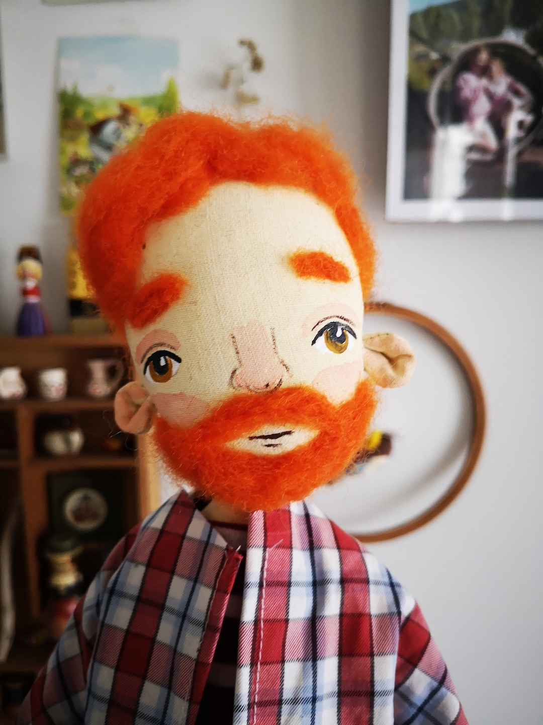 Red Beard Man Doll,barber Cloth Bearded Man Doll Gift for Boyfriend ...
