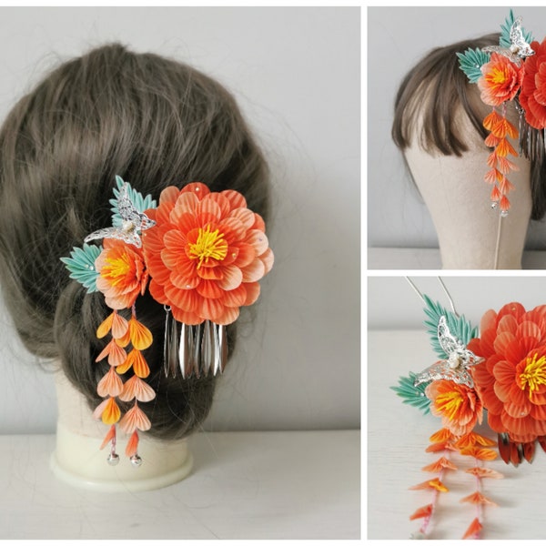 Bridal Kanzashi - Etsy