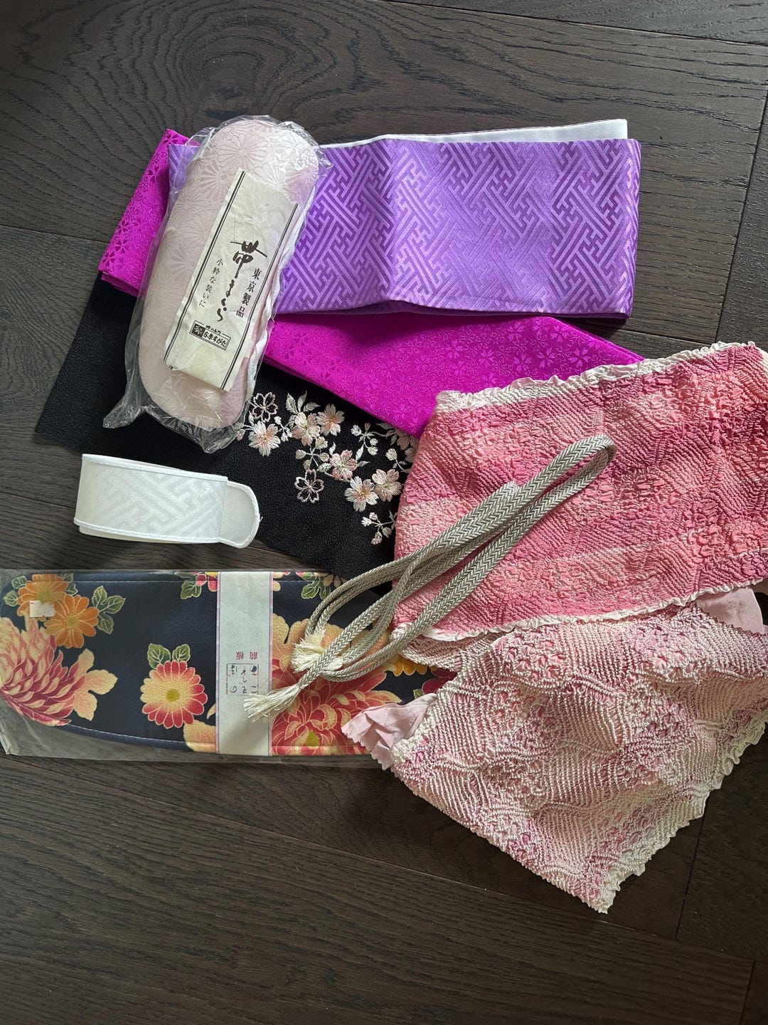 Bundle Sale ---kitsuke Accessory for Kimono, Kimono Accessaries --silk ...
