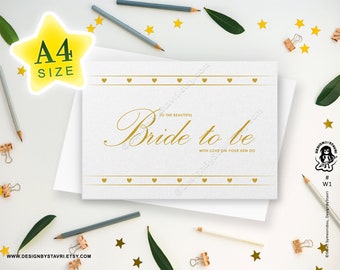 Bride to be card | Etsy