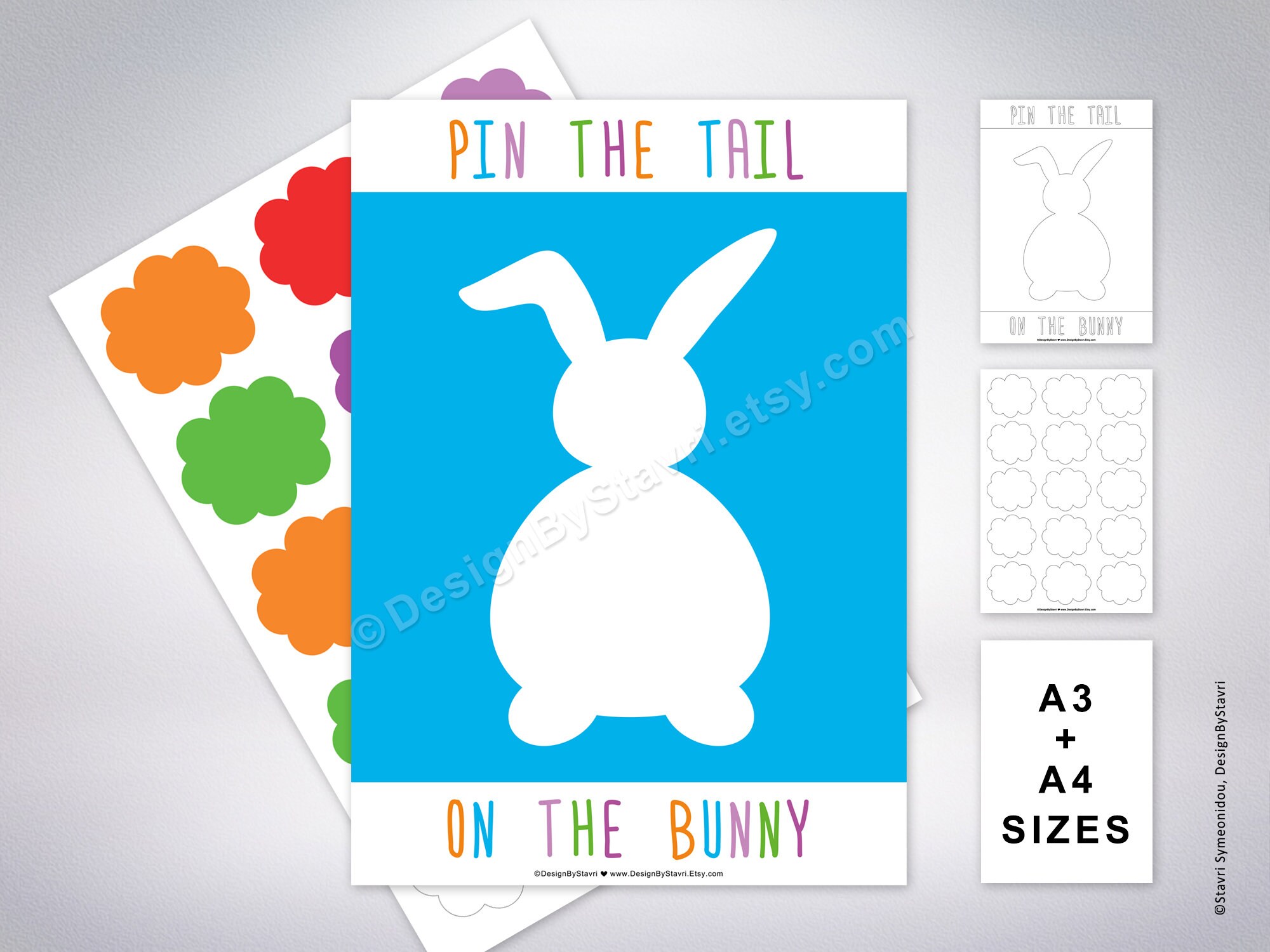 Easter Magic Bundle Printable Collection Easter Coloring Pages Easter ...