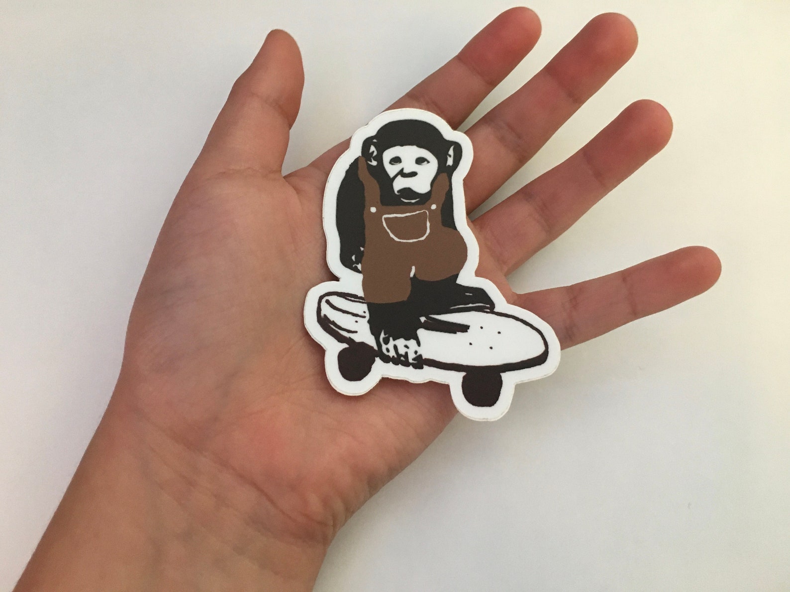 Skate Chimp Sticker Package qty 2 - Etsy