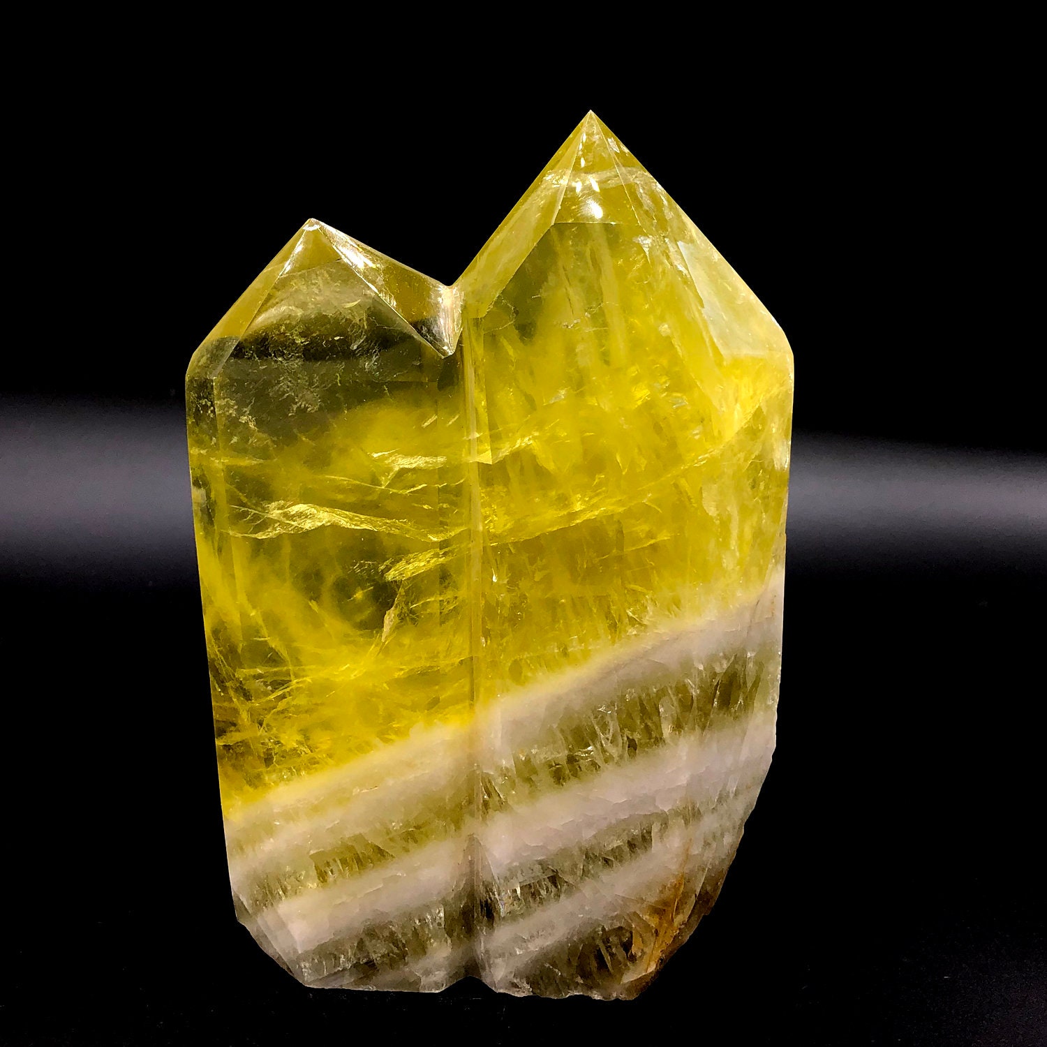 New Product/rare Natural Yellow Crystal Couples Wand/natural Crystal ...