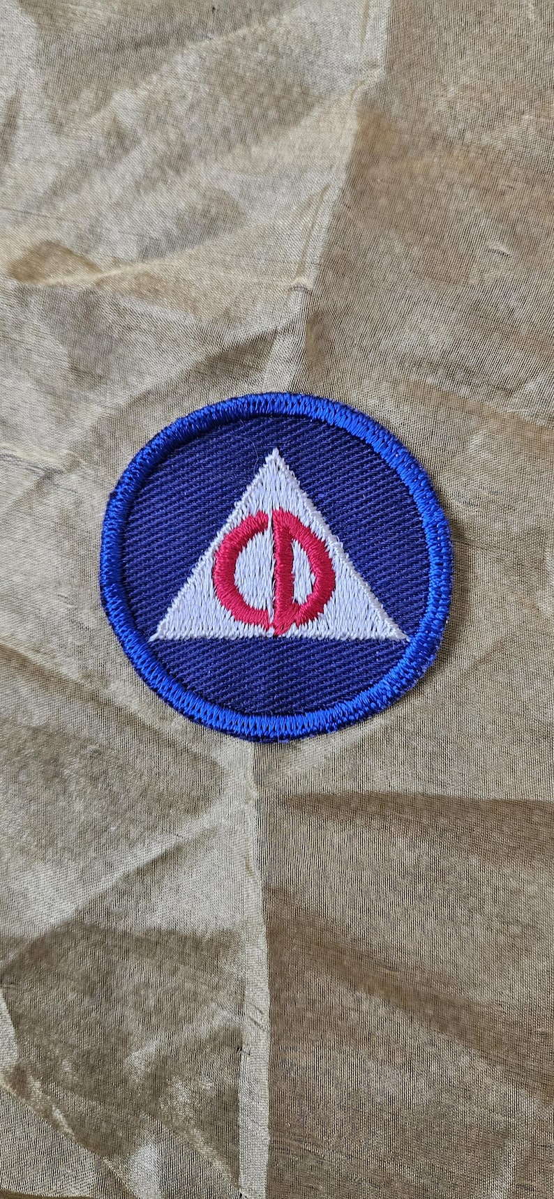 US Civil Defense Embroidered Patch Fallout Video Game "cd" Patch - Etsy