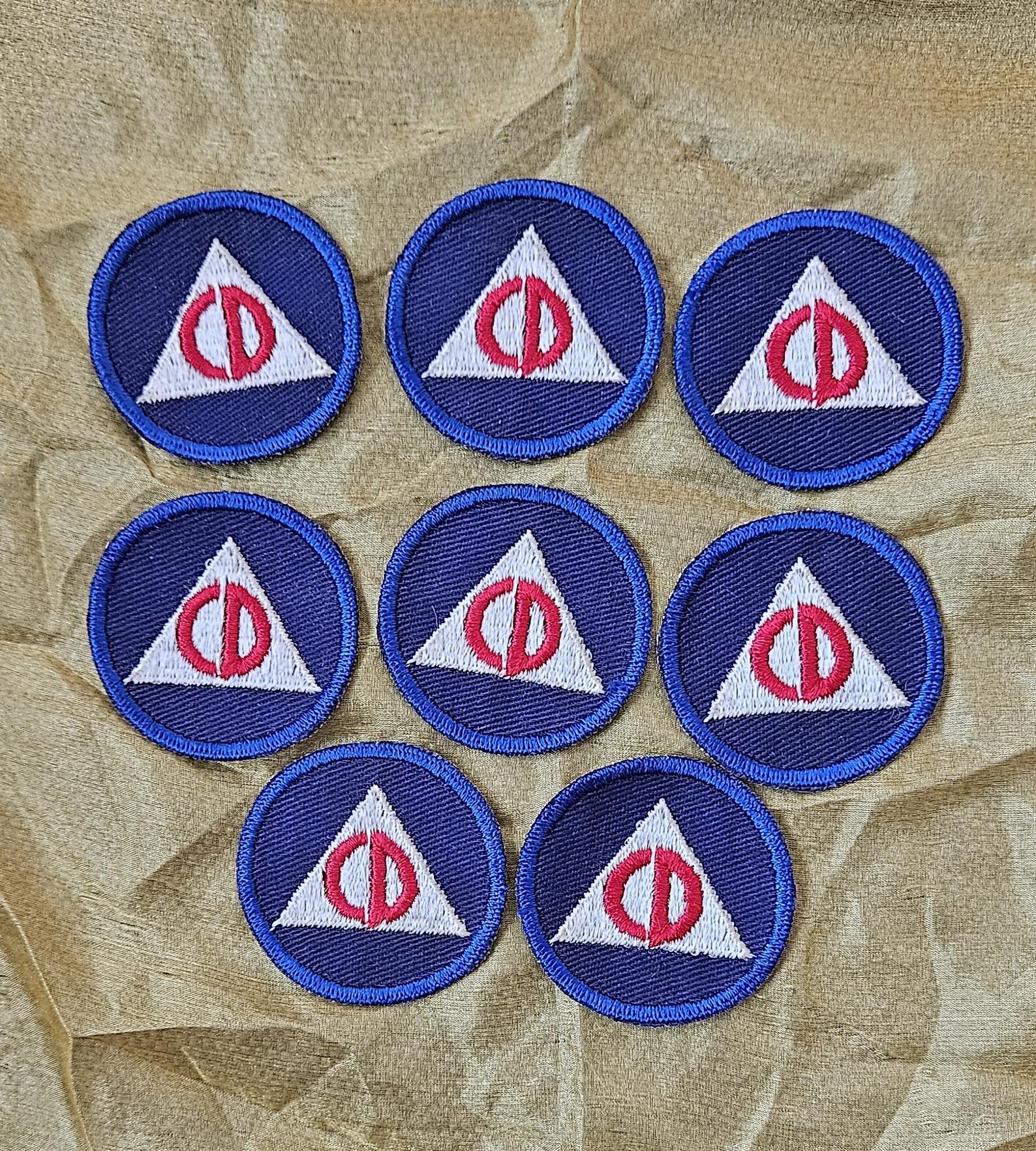 US Civil Defense Embroidered Patch Fallout Video Game "cd" Patch - Etsy