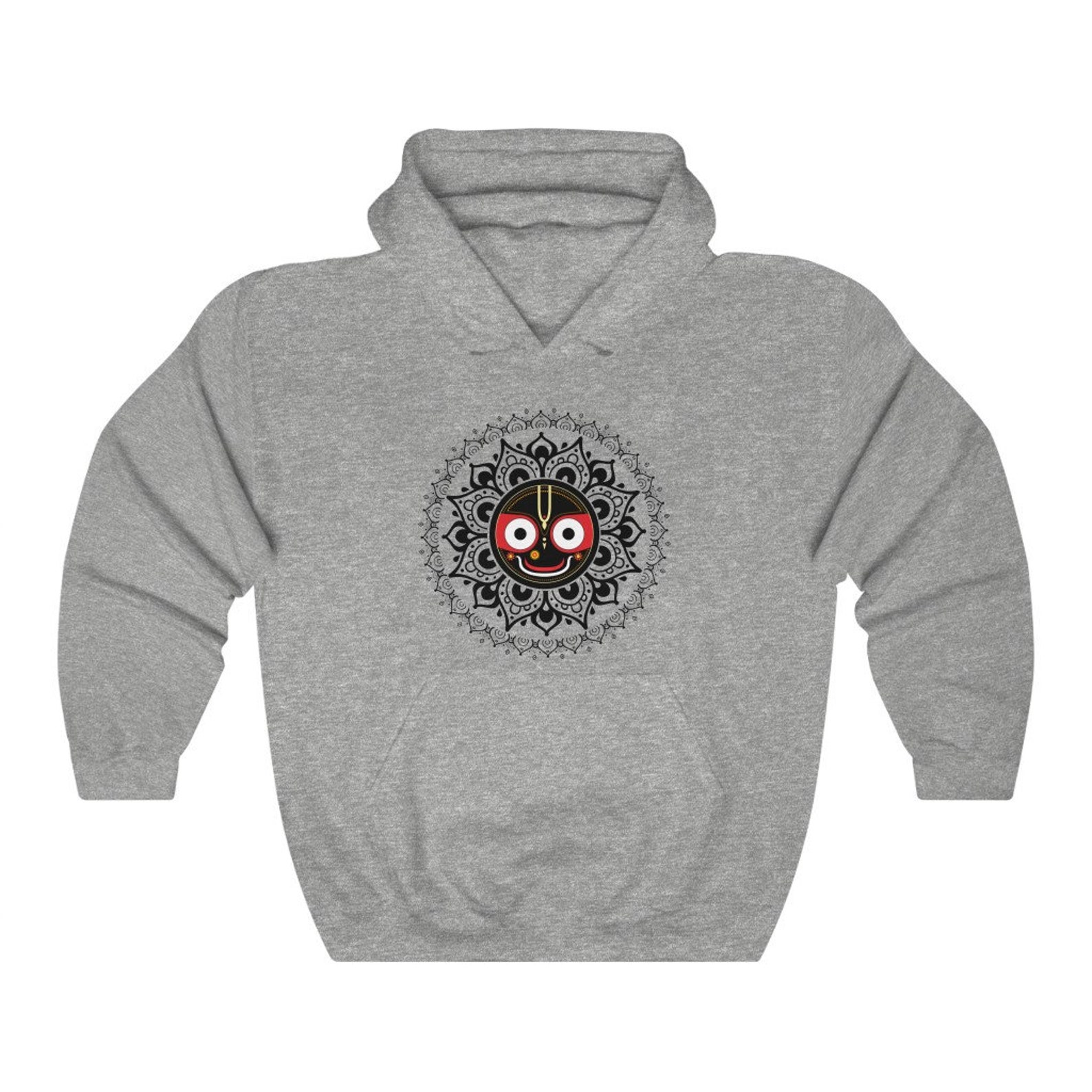 Jagannatha Hoodie: Hare Krishna ISKCON Spiritual Clothing - Etsy