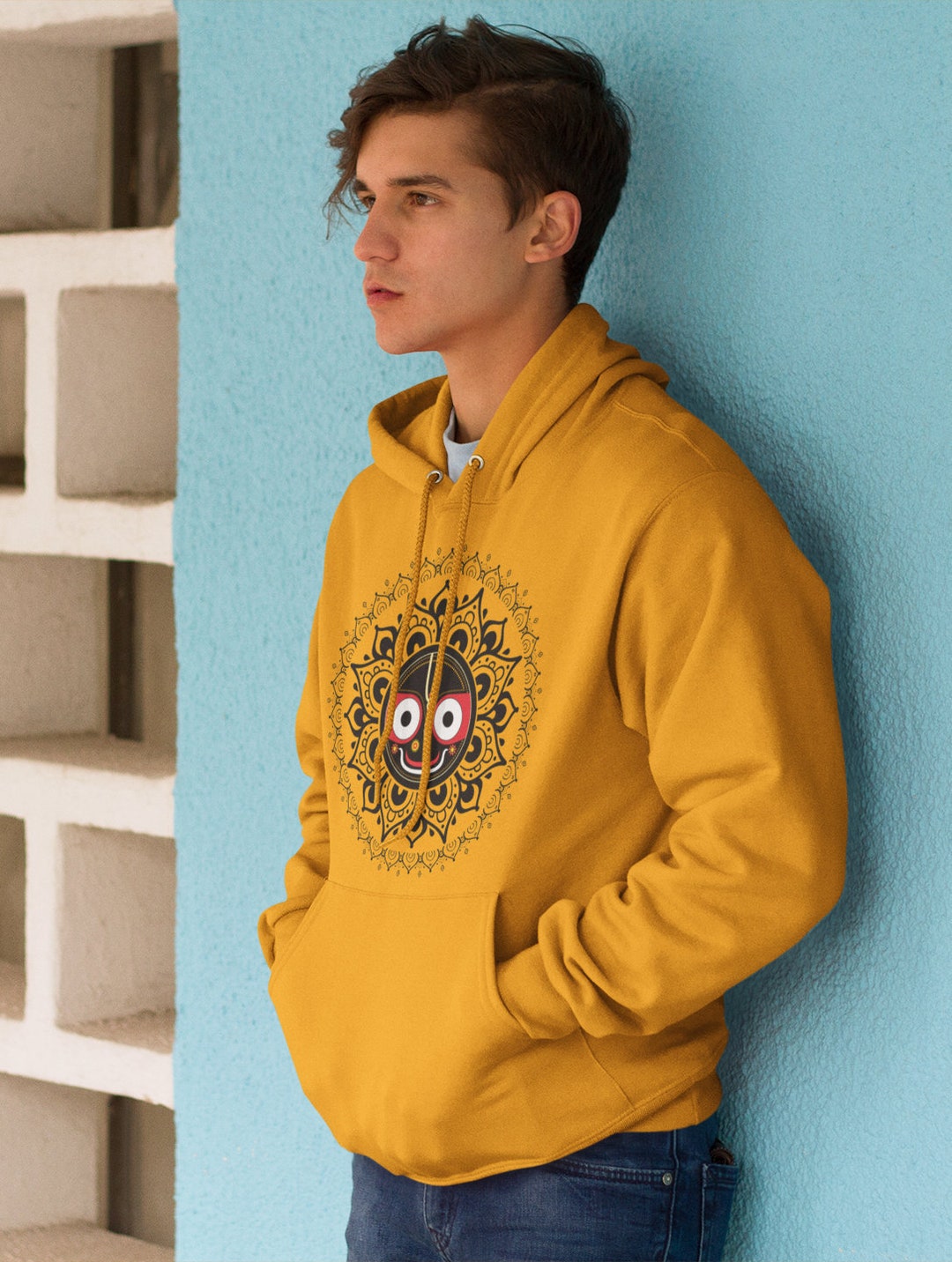 Jagannatha Hoodie: Hare Krishna ISKCON Spiritual Clothing - Etsy
