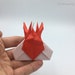 Origami Fire Badge - Etsy