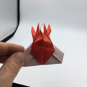 Origami Fire Badge - Etsy