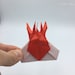 Origami Fire Badge - Etsy