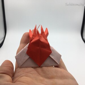 Origami Fire Badge - Etsy