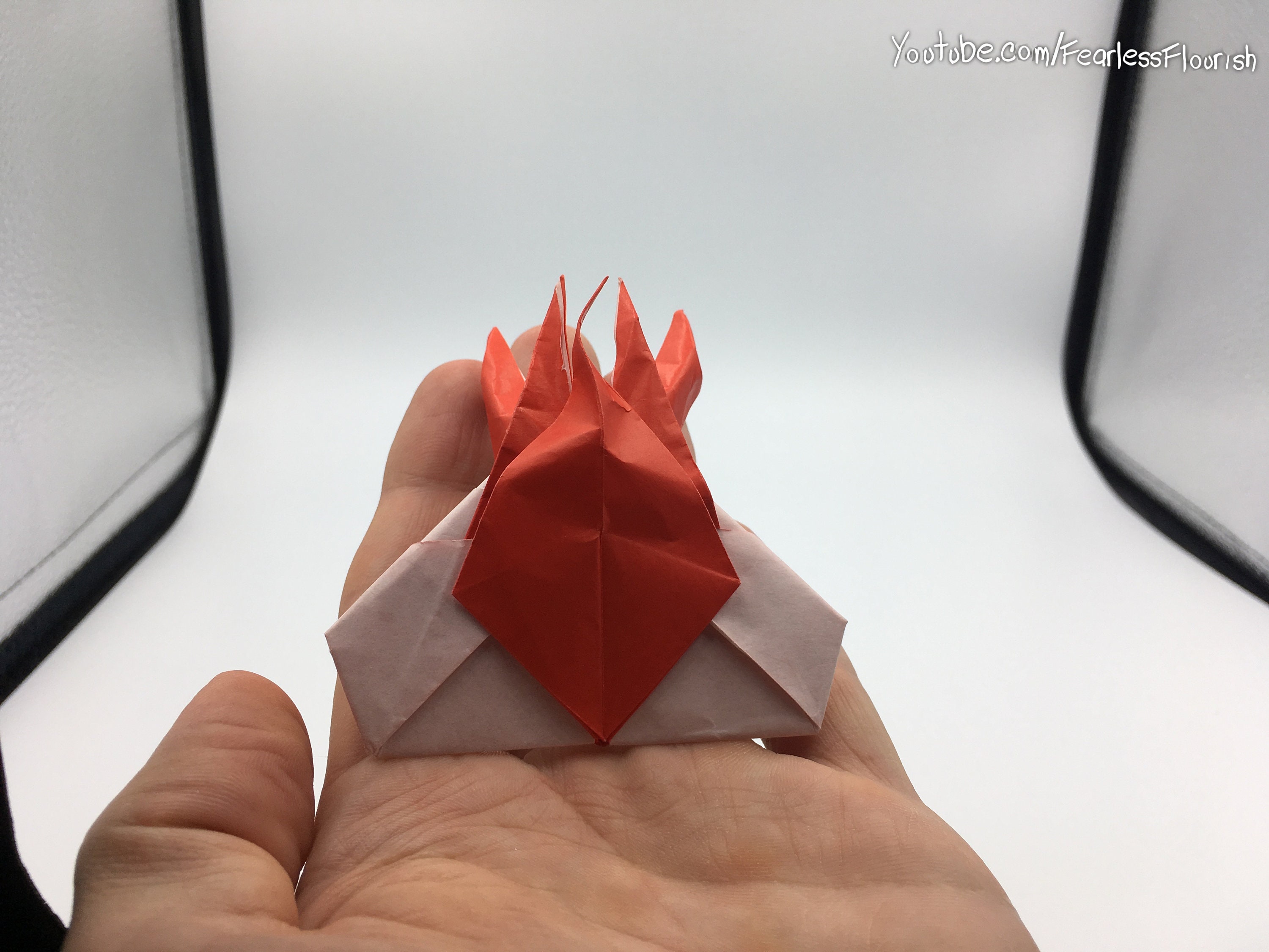 Origami Fire Badge - Etsy