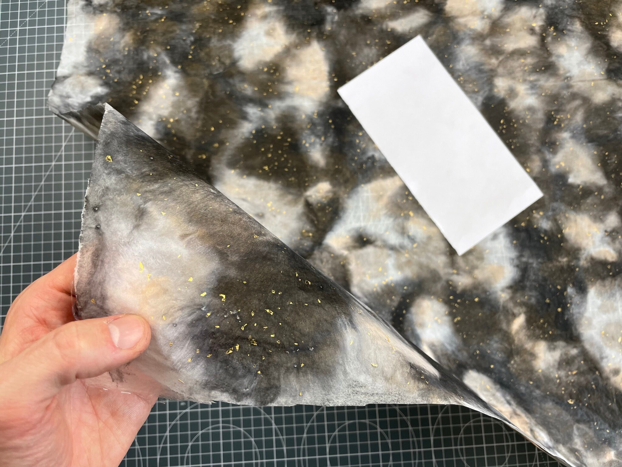 Smokechi, Bespoke Origami Paper - Gold Leaf Smoke - Etsy