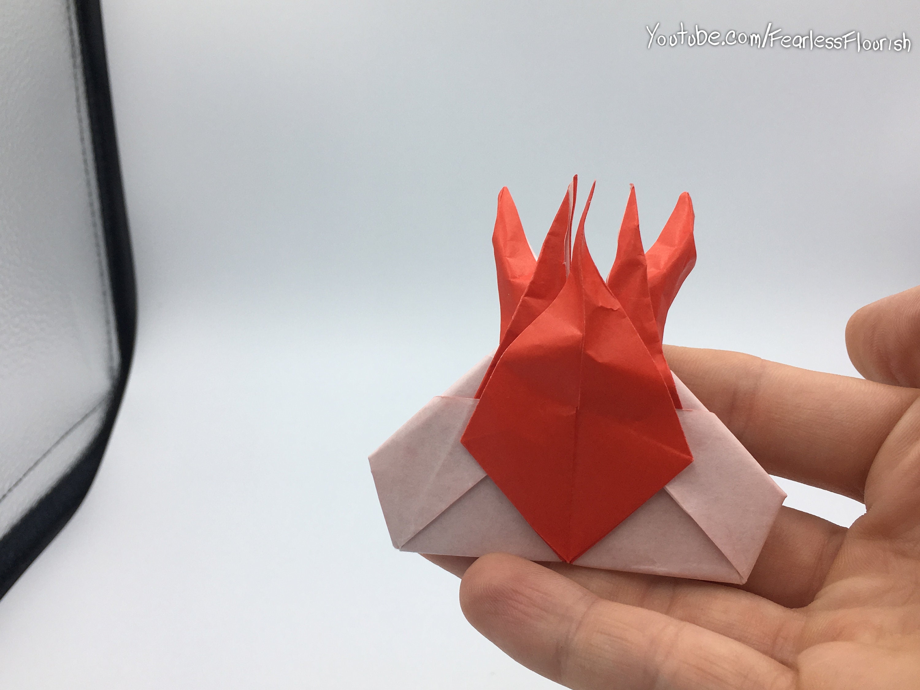 Origami Fire Badge - Etsy