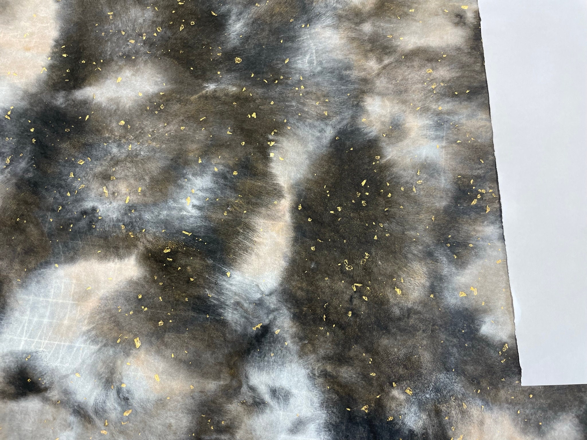 Smokechi, Bespoke Origami Paper - Gold Leaf Smoke - Etsy