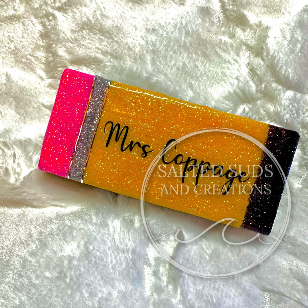 Custom Pencil Glitter Dry Eraser custom Glitter Dry Eraser Dry Eraser ...