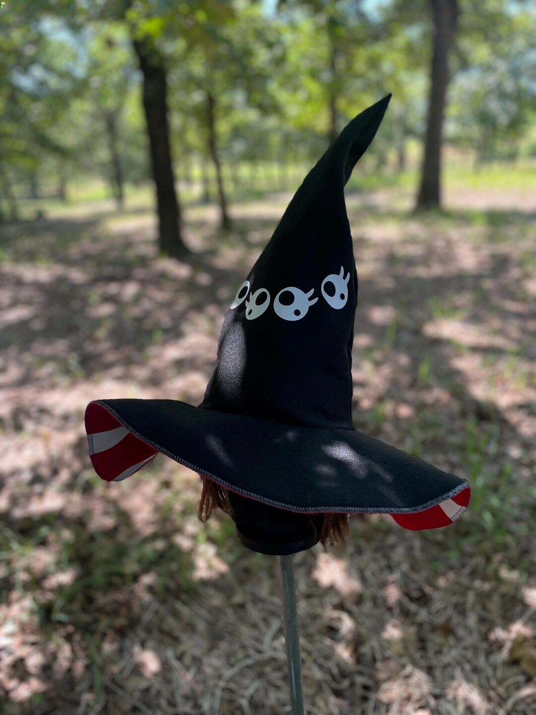 Mimic Spider Eyes Extra Tall Black Witch Hat, Adult Sized Mimic Hat ...