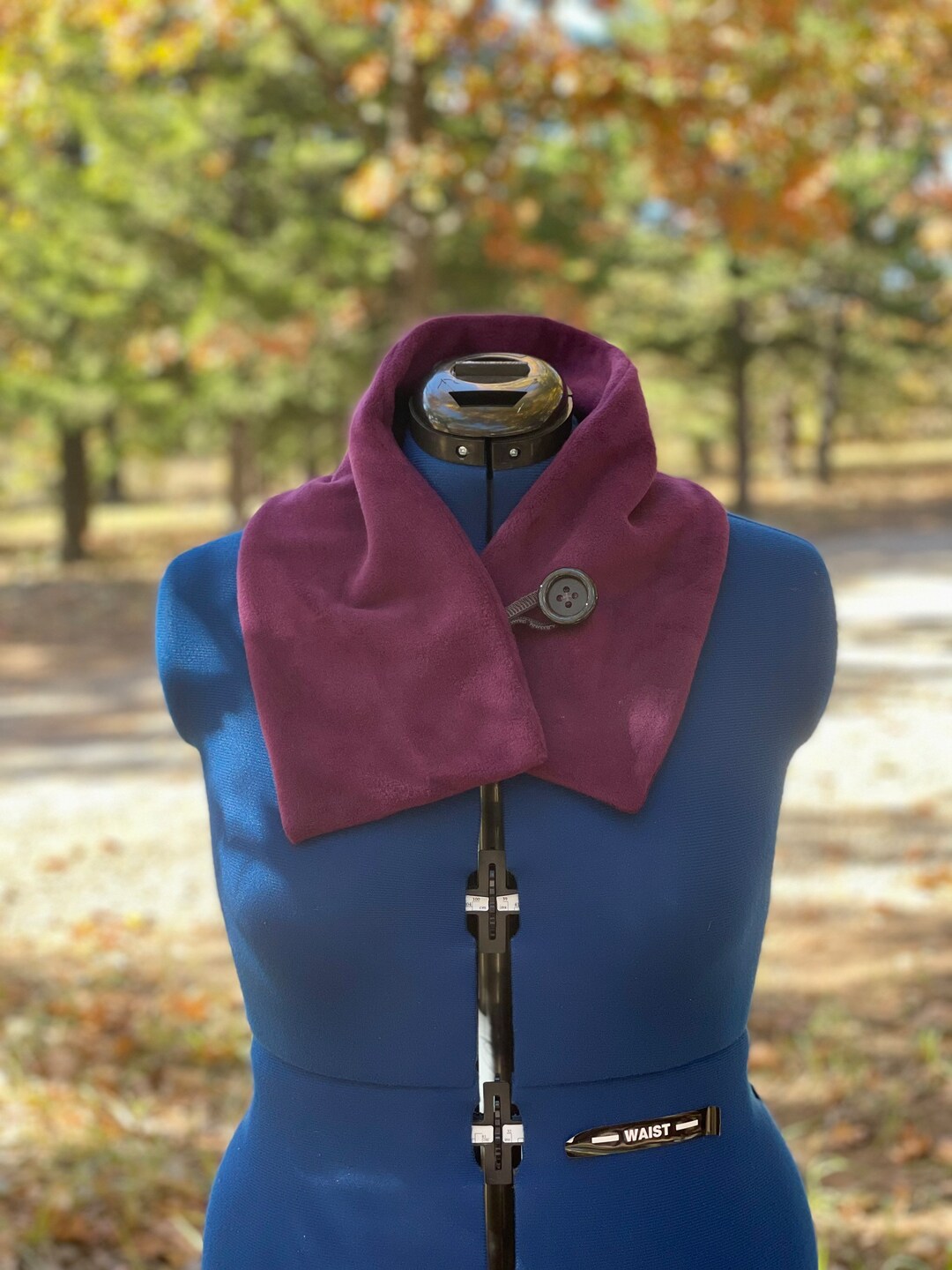 Neck Scarf, Scarves, Neck Warmer, Fleece Wrap, Winter Accessory, Solid ...