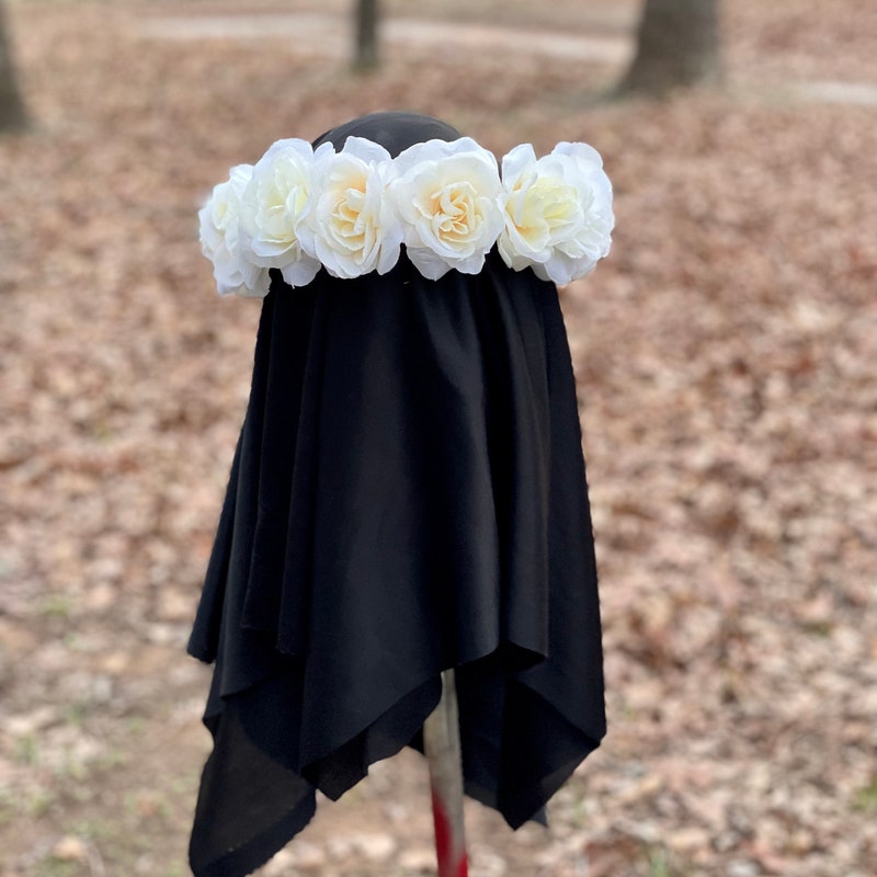 White Flower Crown - Etsy