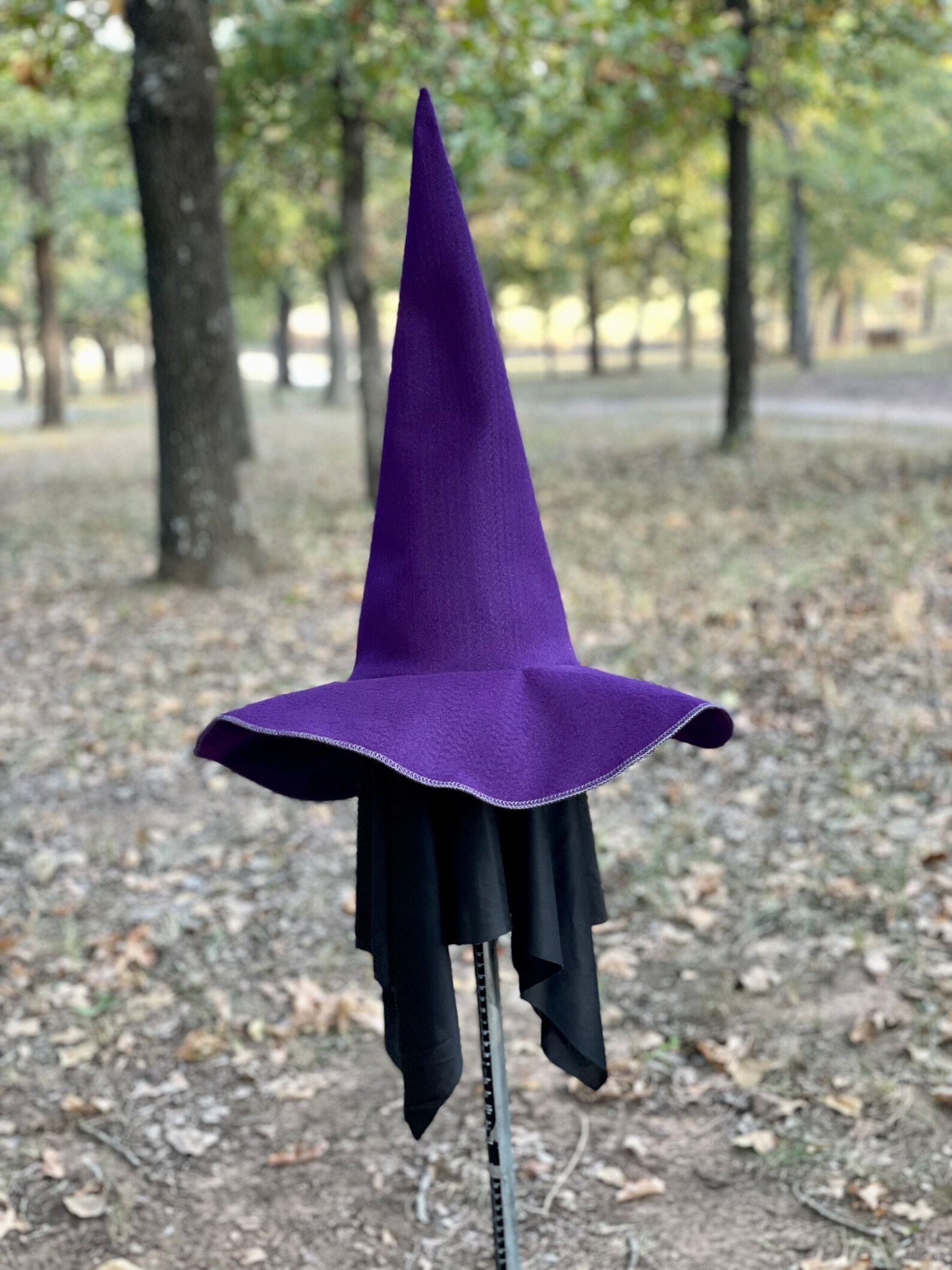 Oversized Dark Purple Witch Hat Shock Super Tall Witch Hat - Etsy