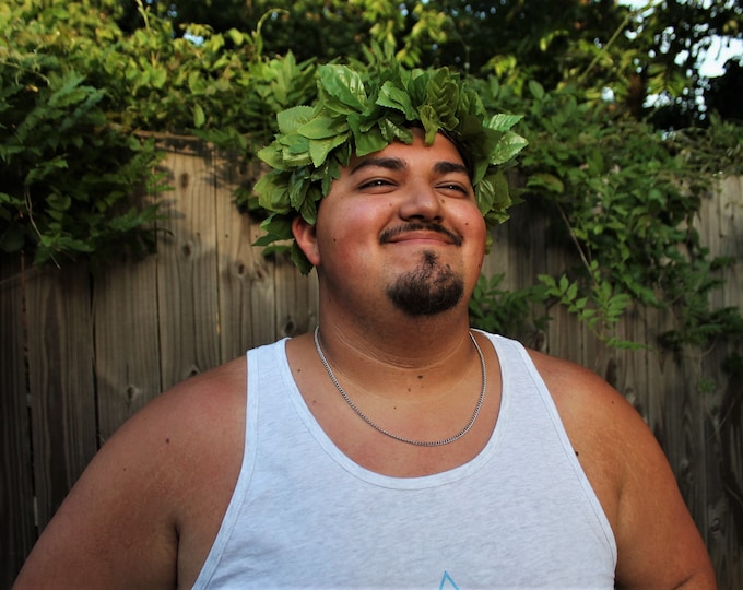 Leaf Crown Leaf Flower Crown Hair Wreath Hawaiian Crown - Etsy