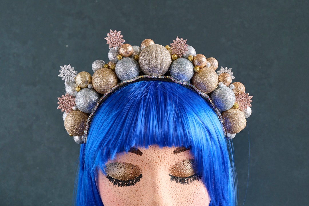 Shades of Winter! Holiday Crown - Etsy