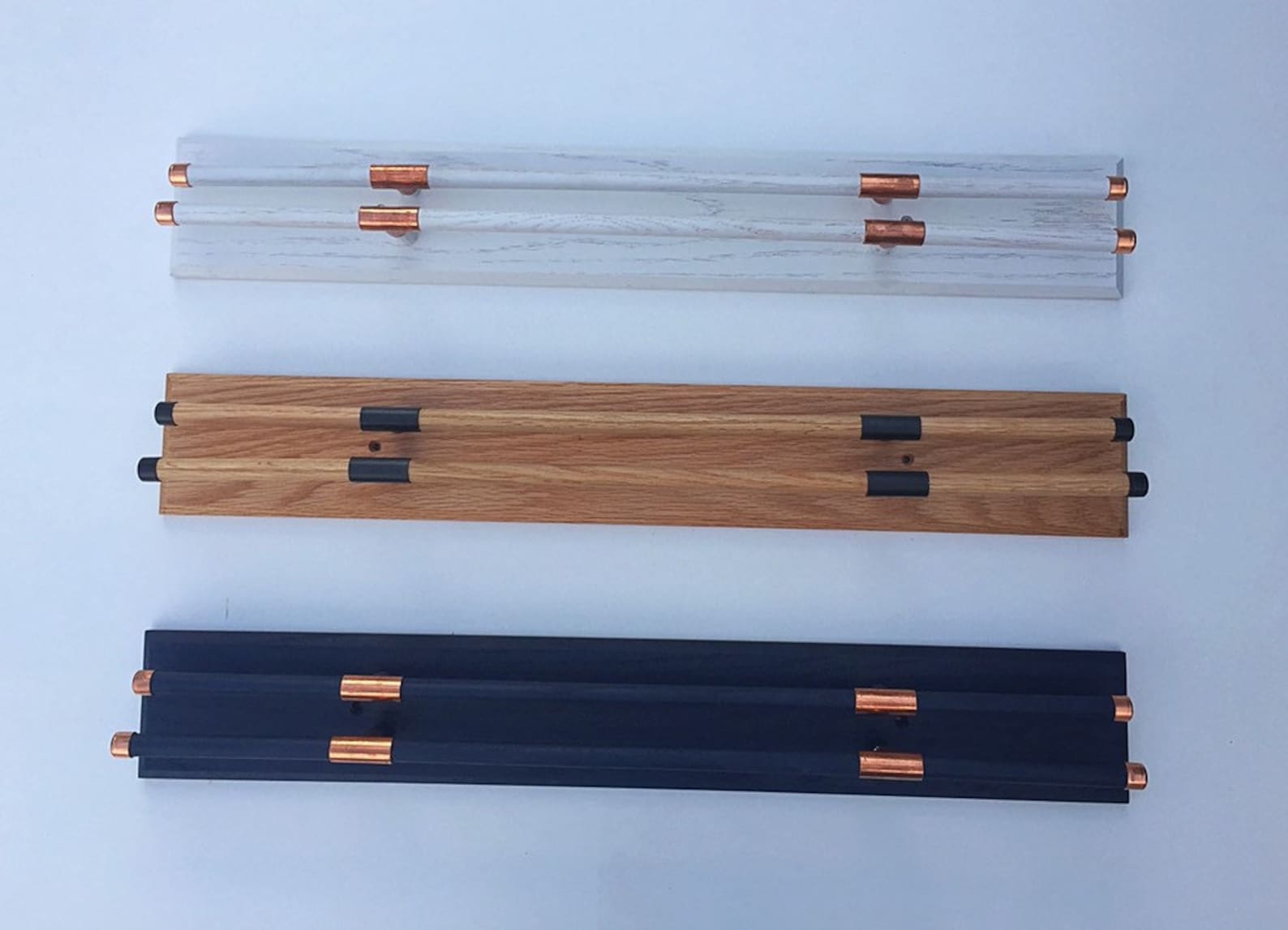 Navy Blue Tie Rack, Tie Rack Wall Mounted, Tie Storage and Organizer ...