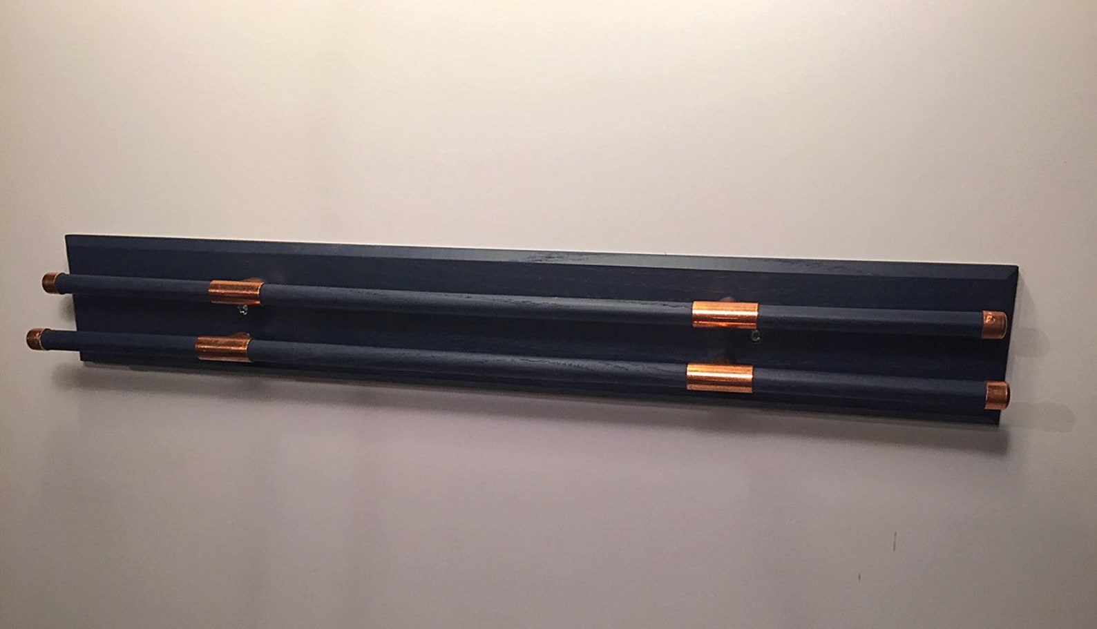 Navy Blue Tie Rack, Tie Rack Wall Mounted, Tie Storage and Organizer ...