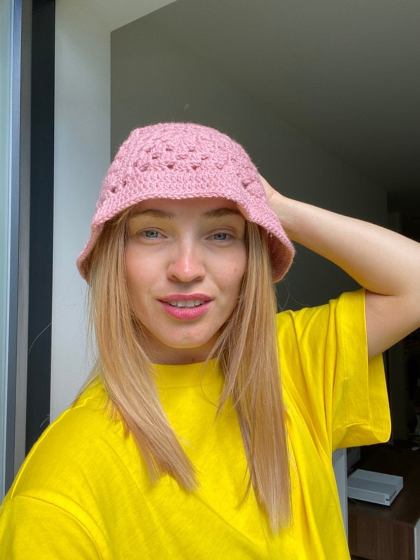 Granny Square Bucket Hat Crochet Pattern Crochet Bucket Hat - Etsy UK
