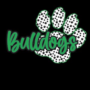 Bulldogs Green PNG - Etsy