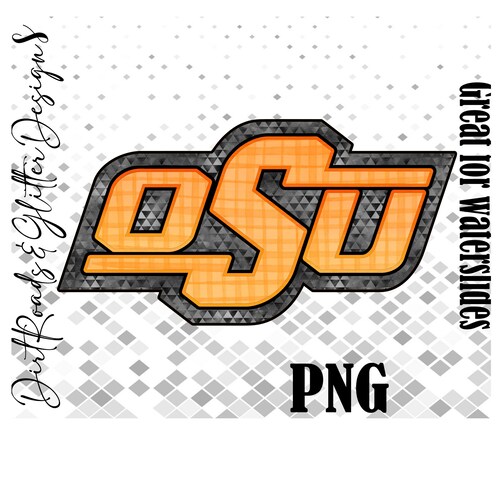 Oklahoma Leopard Lightning Bolt Distressed PNG Oklahoma State - Etsy