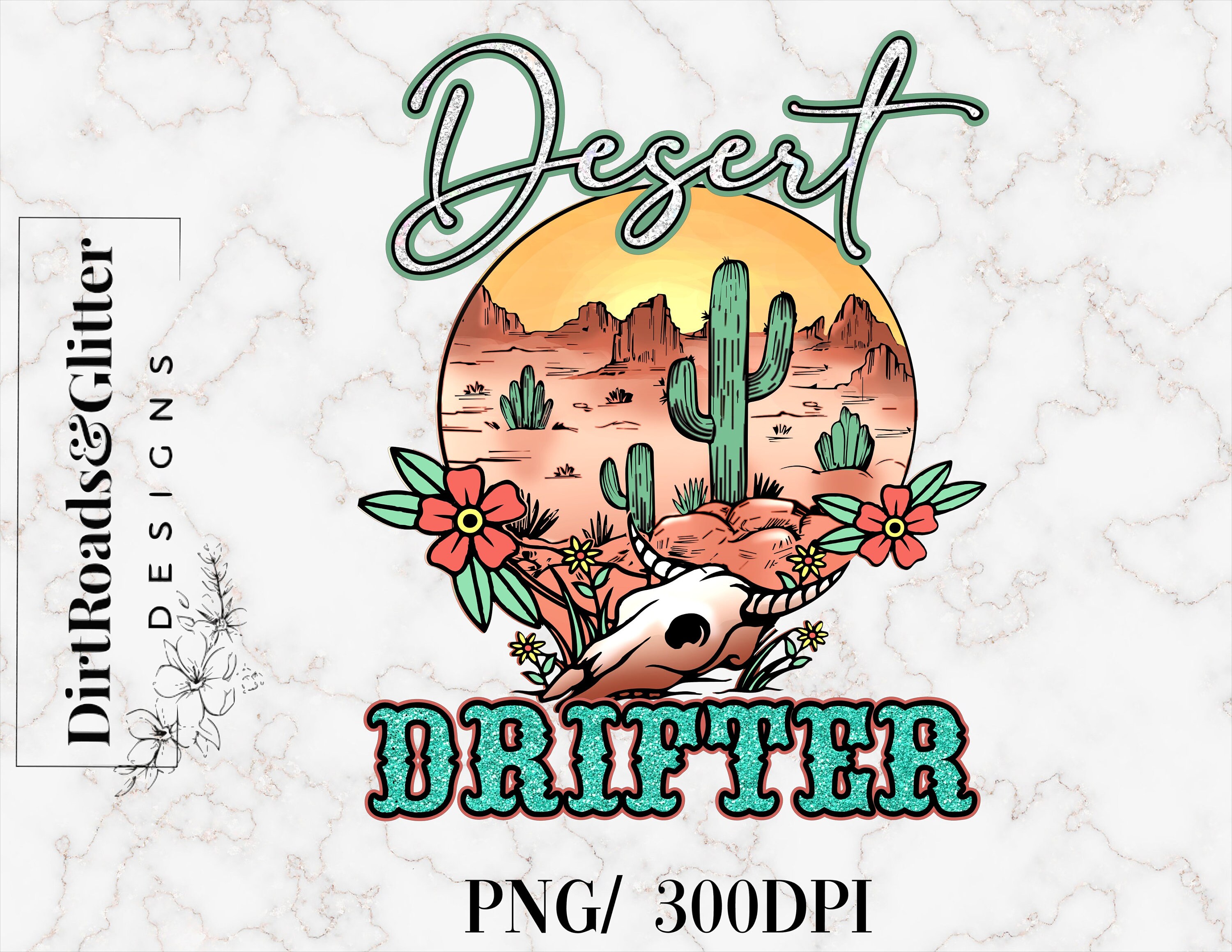 Desert Drifter Sublimation PNG - Etsy
