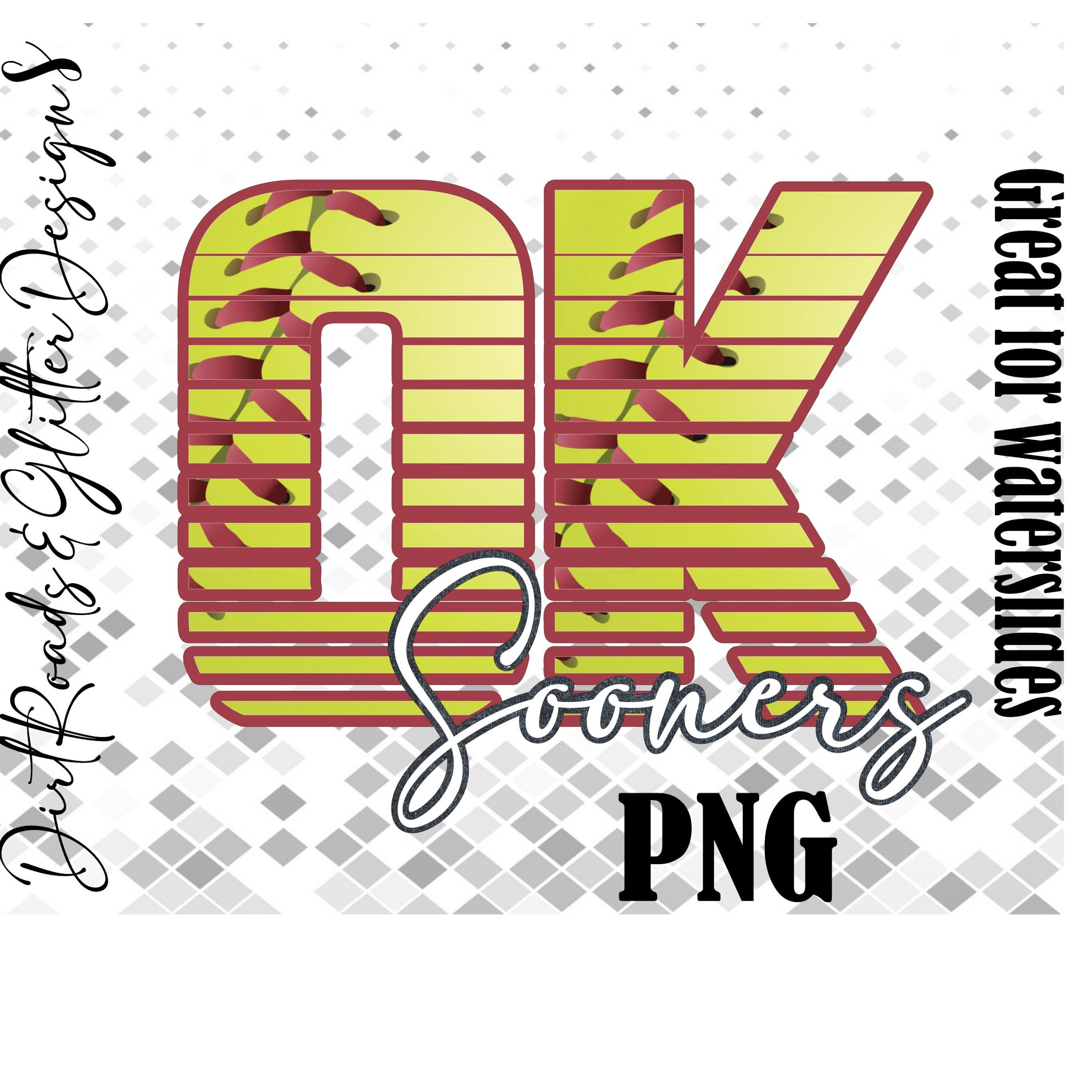 Oklahoma Sooner Softball Png - Etsy