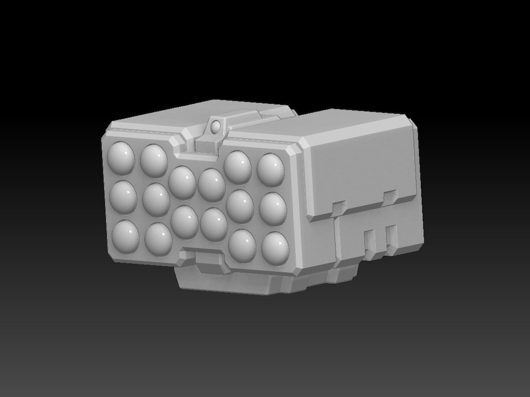 Fat Pack Missile Launcher (set of 3) - Compatible W 40k Tau Crisis Suit ...