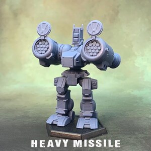 Longbow Mech - Battletech Scale Retro Style - Etsy