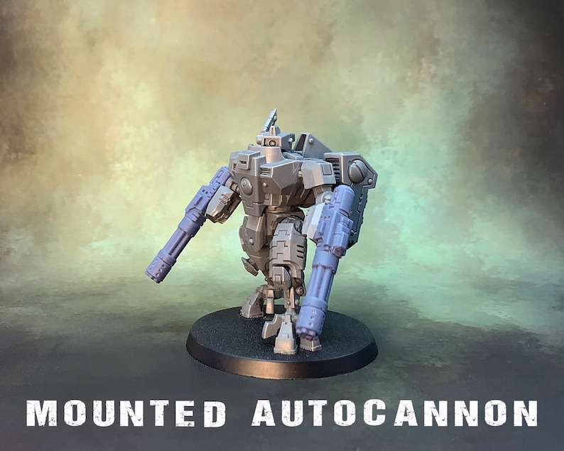 Mounted Single Barrel Autocannon (x3) - Etsy